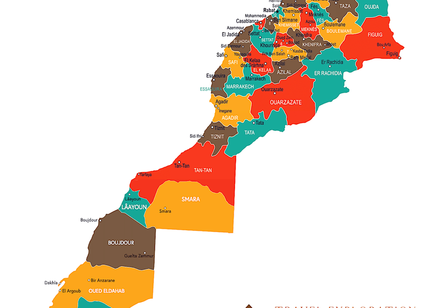 Morocco Map, Geography & Topography Morocco - Morocco Travel Blog