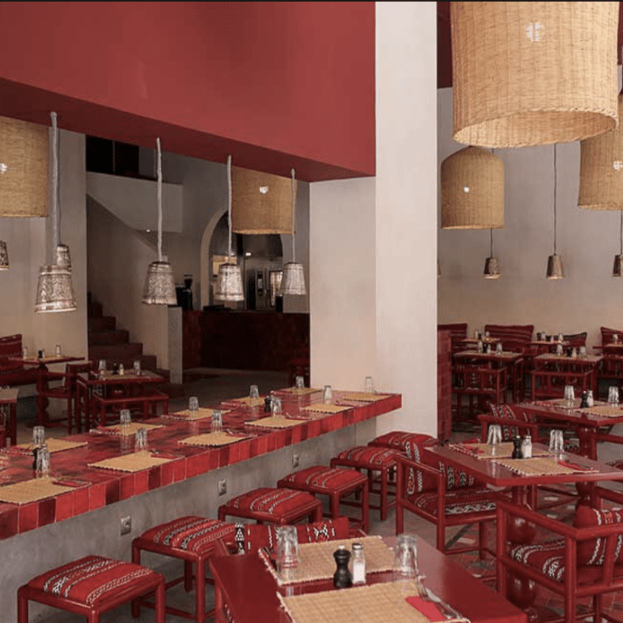 Le Kilim, A Trendy Cafe Graces the City Streets of Gueliz, Marrakech ...